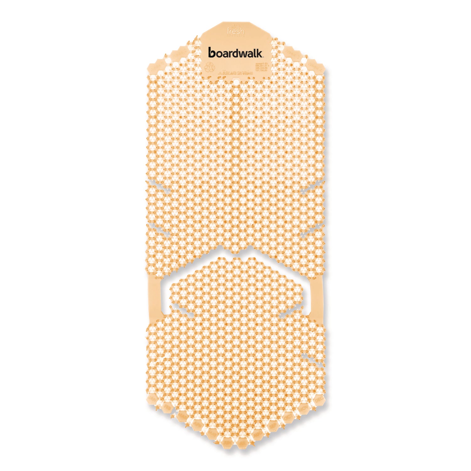 Boardwalk® Vertical Urinal Screen, Summer Sunshine Scent, Yellow, 5.22 ...