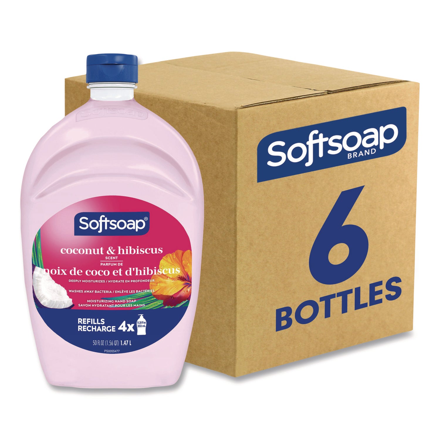 Softsoap Liquid Hand Soap Refills, Coconut and Hibiscus, 6/Carton (CPC ...