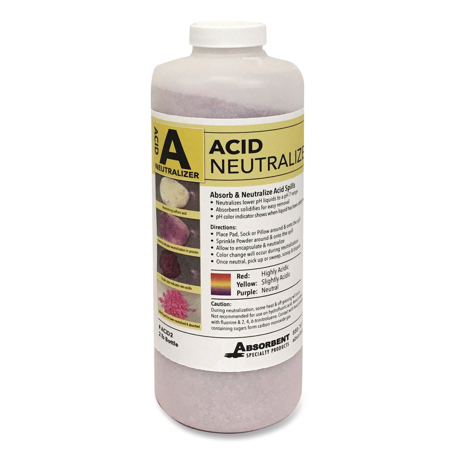 Quick Dam Acid Neutralizer, 3 L, 2 lb Bottle (QKDACID2) Each ...
