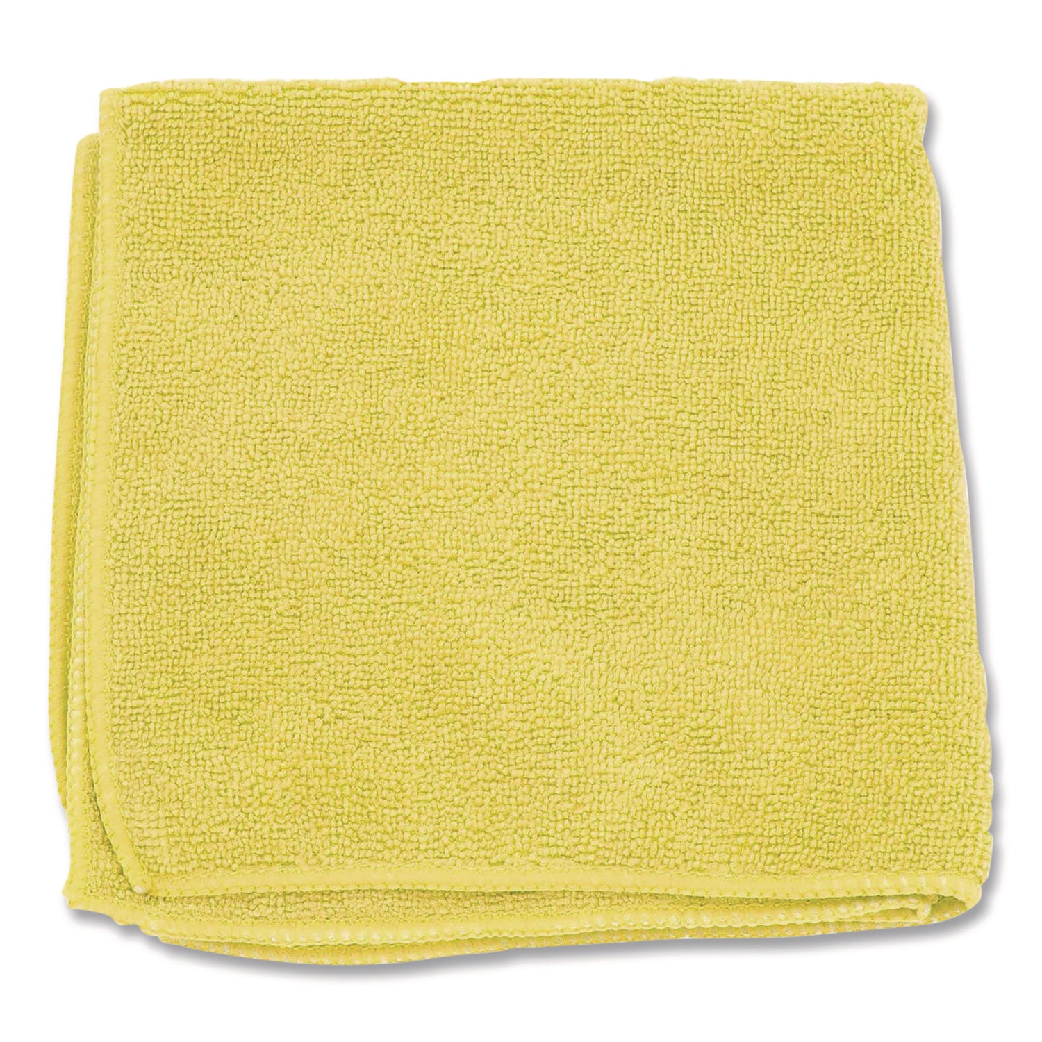 Boardwalk® Microfiber Cleaning Cloths, 12 x 12, Yellow, 12/Pack (BWK12 ...