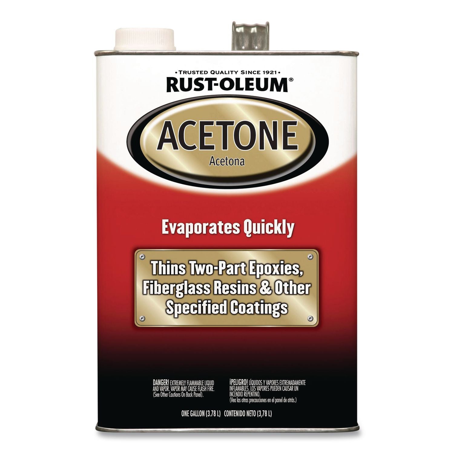 Rust-Oleum® Acetone, 1 gal Can, 2/Carton (RST248668) Case of 2 ...