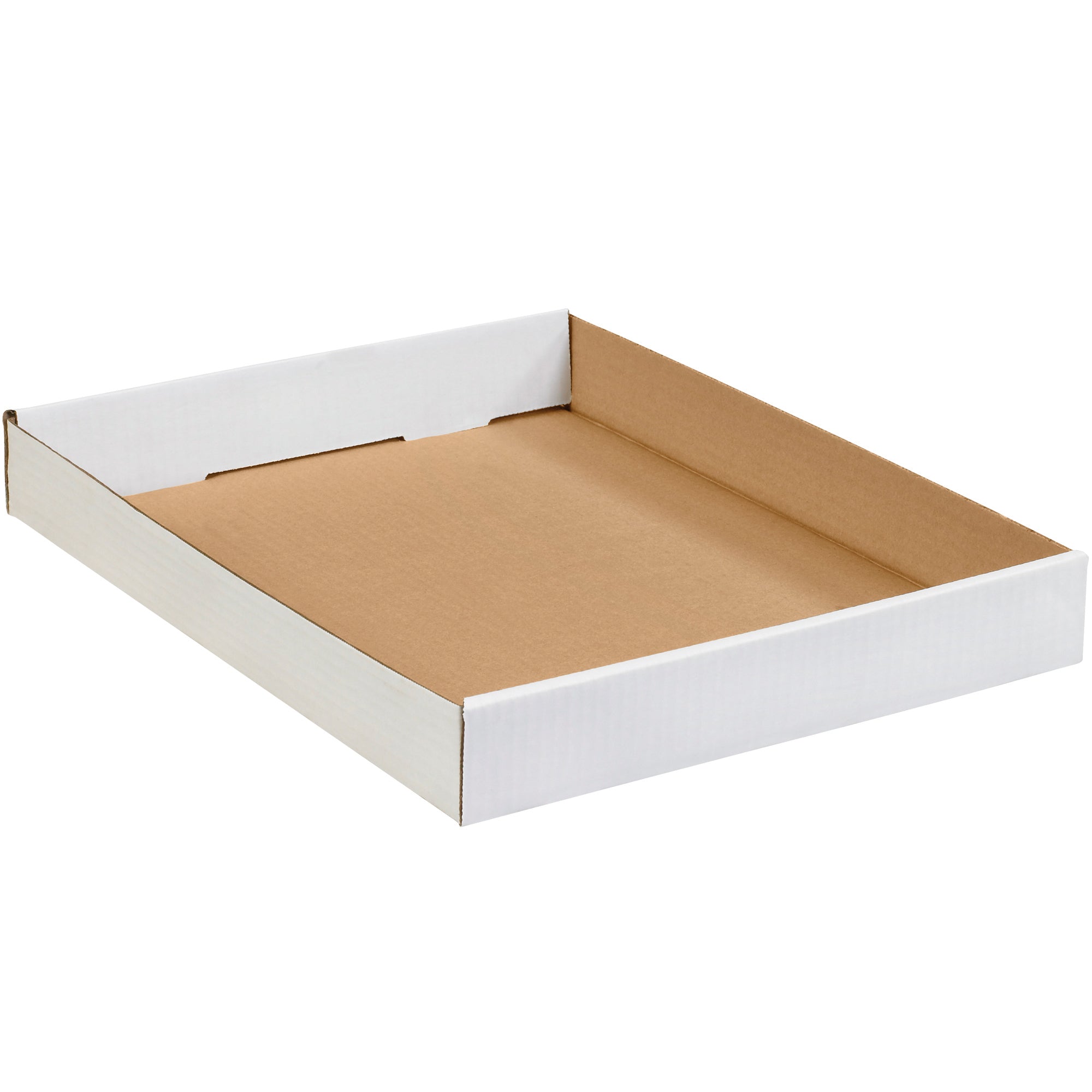 15 x 12 x 1 3/4" White Corrugated Trays (15122CTW) Bundle Of 50 ...