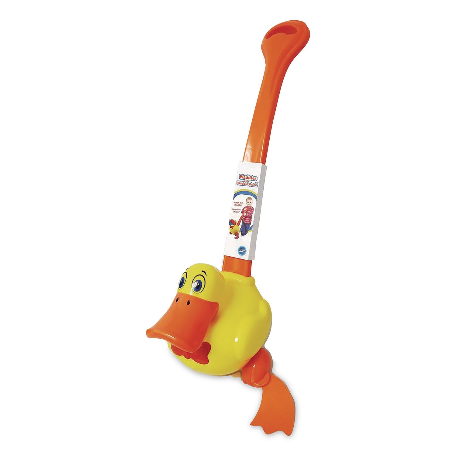 License 2 Play Waddles the Waddle Duck Walking Interactive Push Toy, 1 ...