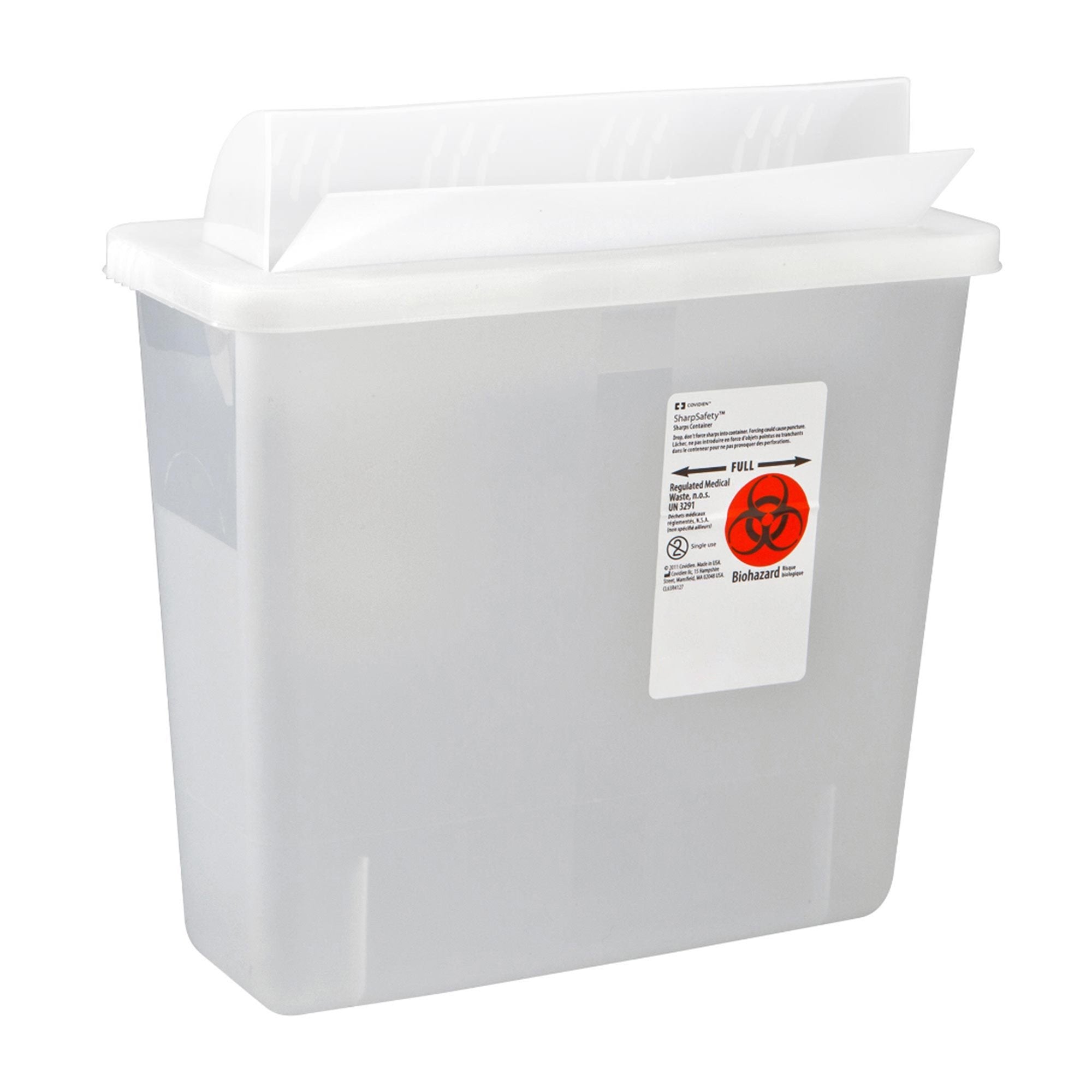 In-Room™ Sharps Container Translucent Base 16-1/4 H X 13-3/4 W X 6 D I ...
