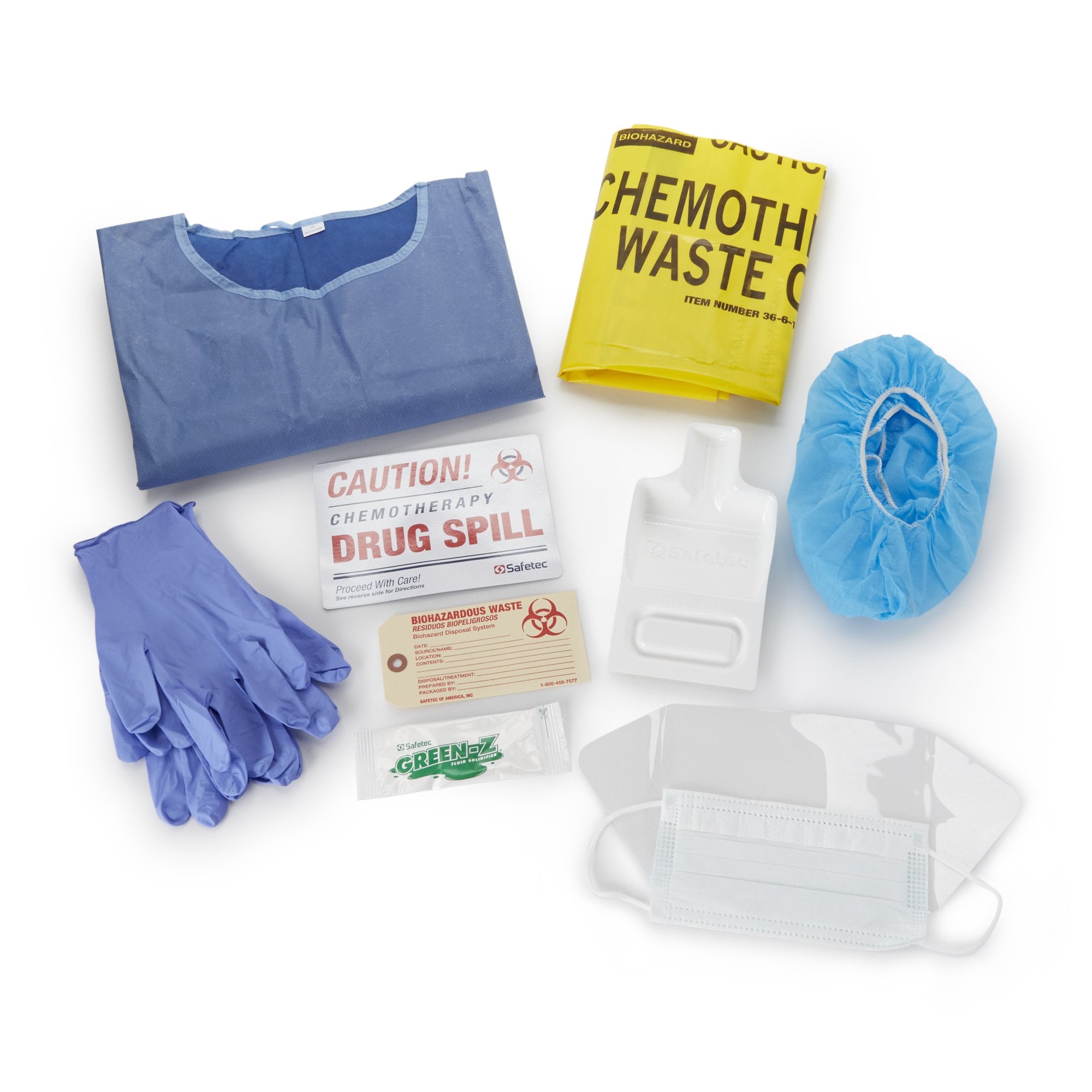 Safetec of America Chemotherapy Spill Kit (1136173_CS) 12/CS ...