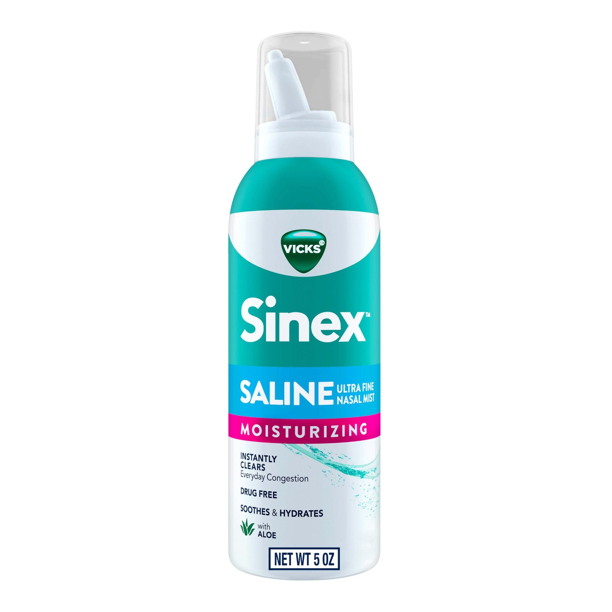 Vicks® Sinex™ Moisturizing Nasal Saline Spray 5 oz. (1229284_EA) 1/EA ...