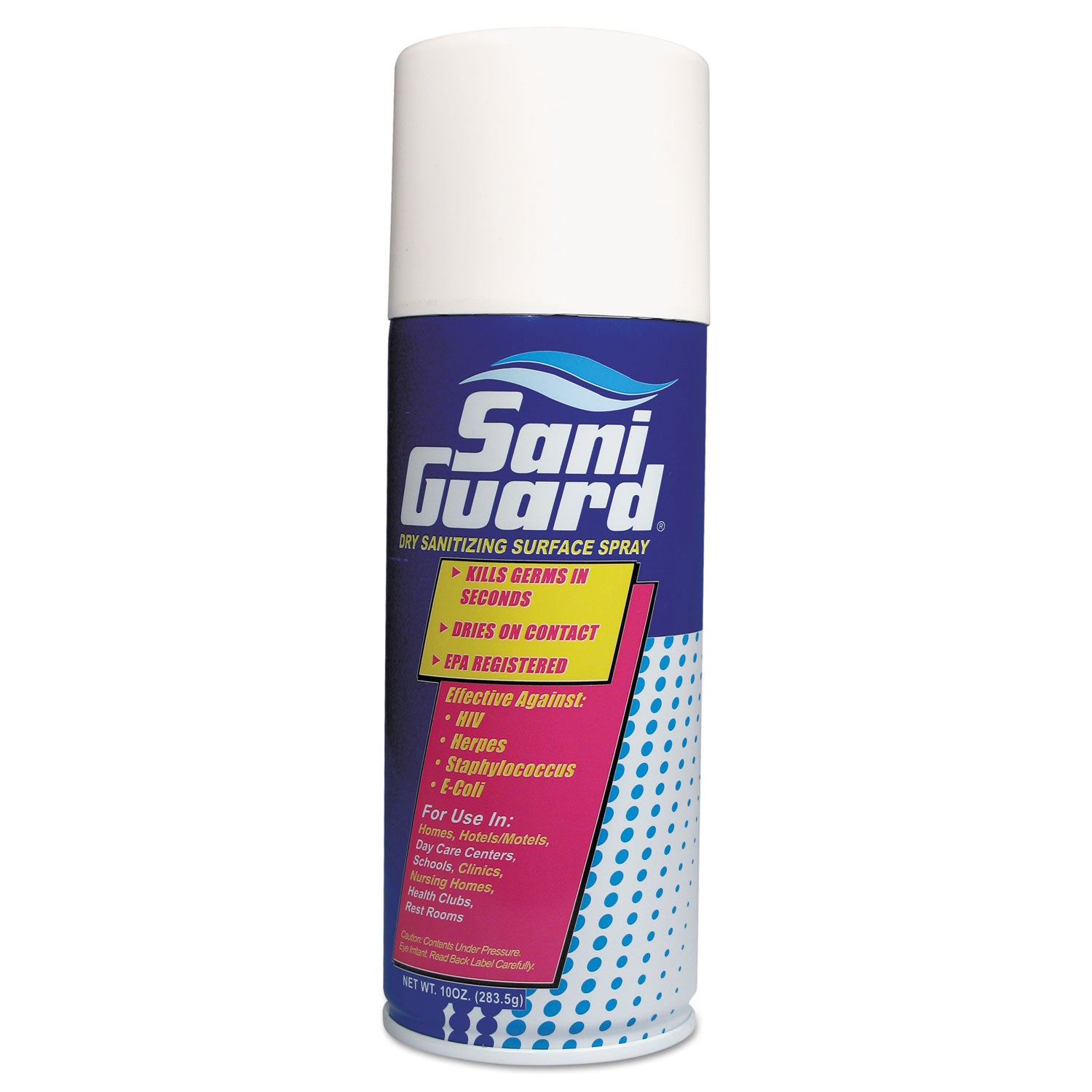 SaniGuard® Sanitizer Surface Spray, 10 oz Aerosol Spray (HOS52480) Cas ...