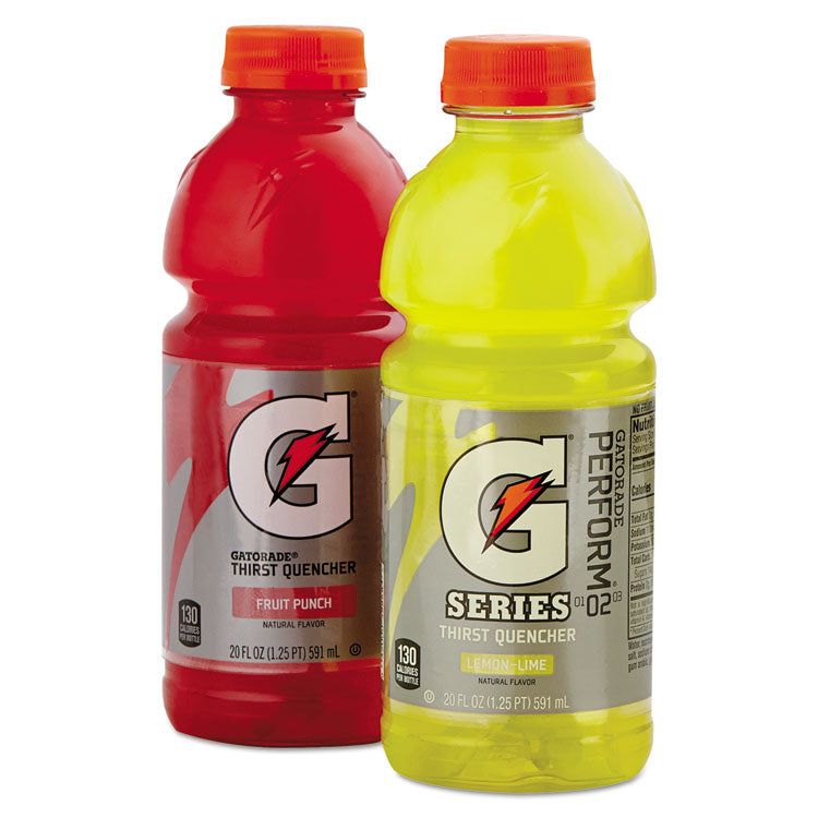 Gatorade® QKR28667 G-Series Perform 02 Thirst Quencher Fruit Punch, 20 ...