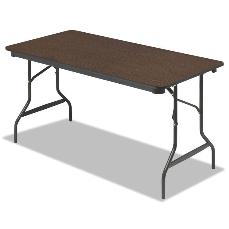 Iceberg ICE55314 OfficeWorks Classic Wood-Laminate Folding Table ...