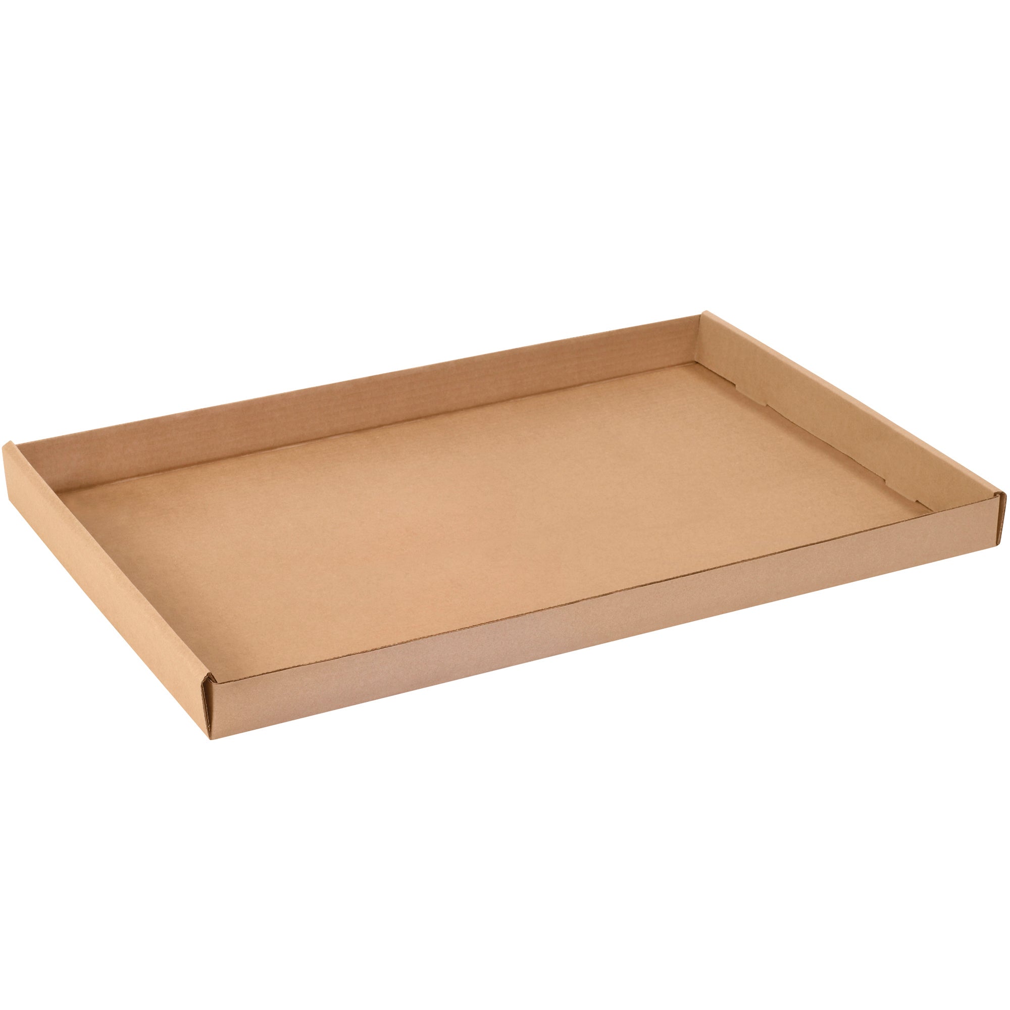 24 x 15 x 1 3/4" Kraft Corrugated Trays (24152CT) Bundle Of 50 ...