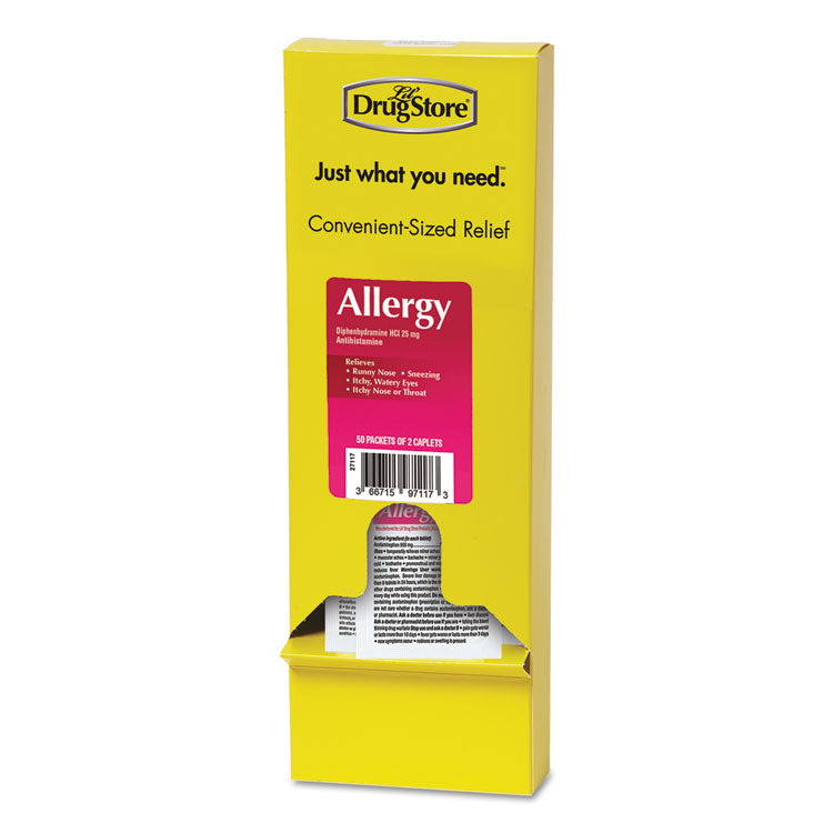 Lil' Drugstore® LIL97117 Allergy Relief Tablets, Refill Pack, Two ...