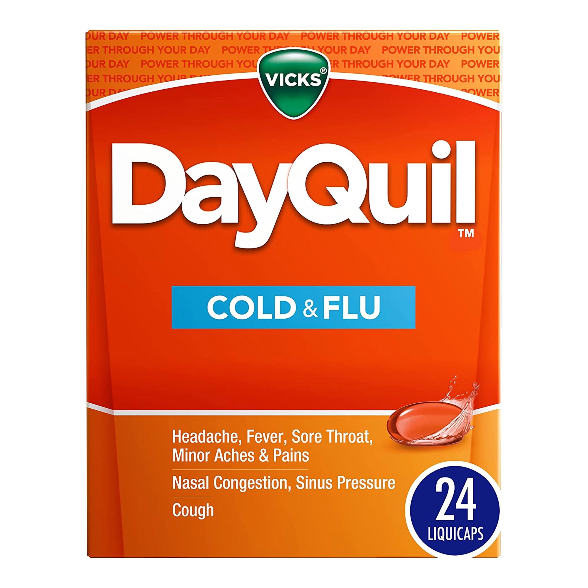 DayQuil® Cold and Cough Relief 325 mg - 10 mg - 5 mg Strength Gelcap 2 ...