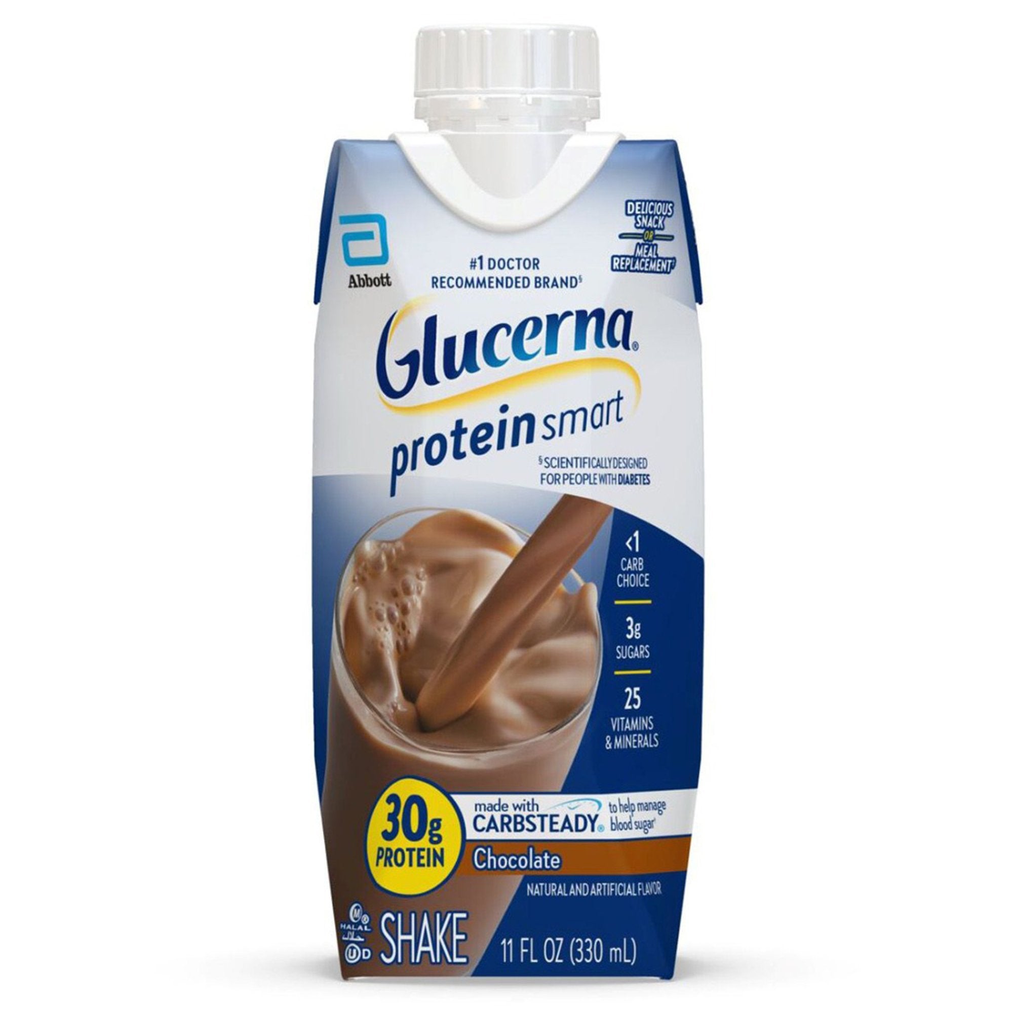 Glucerna® Protein Smart Shake Oral Supplement Chocolate Flavor Liquid ...