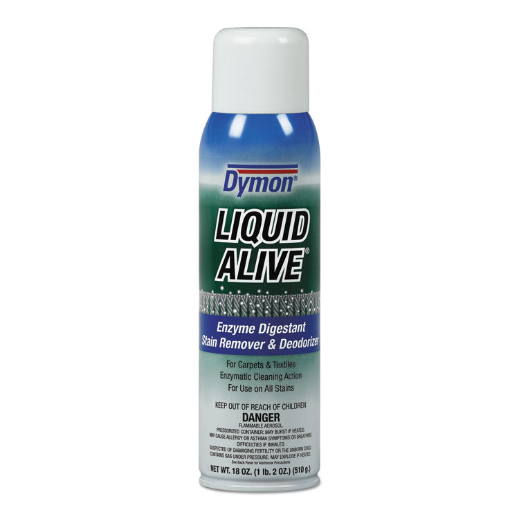 Dymon® ITW33420 LIQUID ALIVE Carpet Cleaner/Deodorizer, 20 oz Aerosol ...