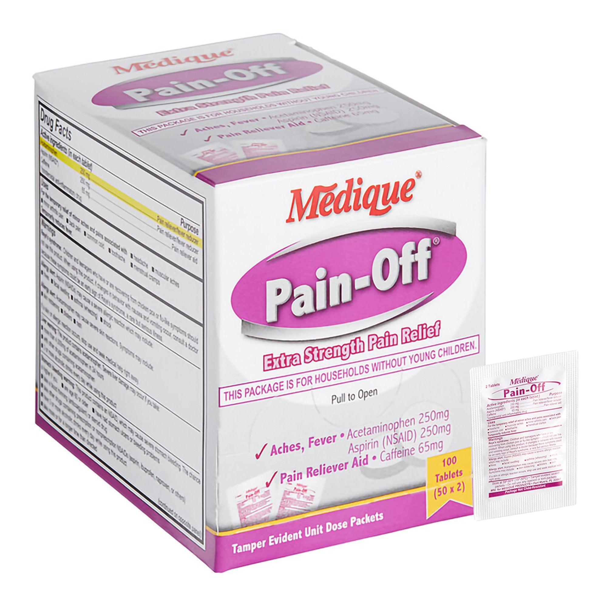 Pain-Off® Pain Relief 250 mg - 250 mg - 65 mg Strength Acetaminophen ...