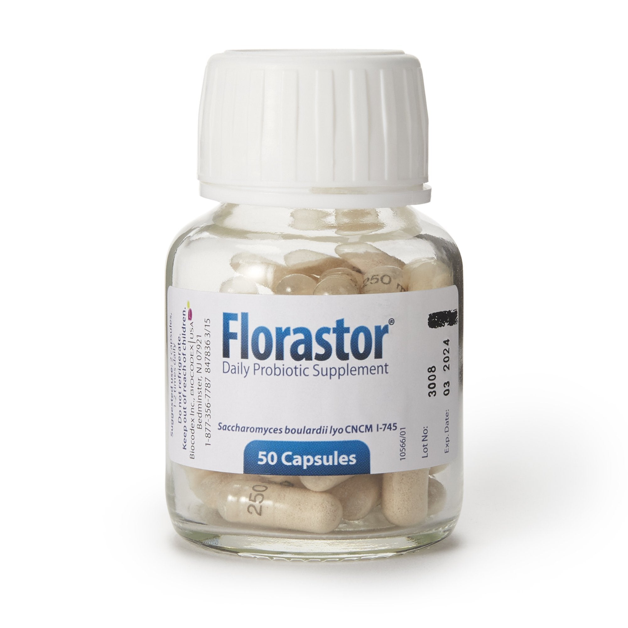 Florastor® Probiotic Dietary Supplement 50 per Bottle Capsule (582286 ...