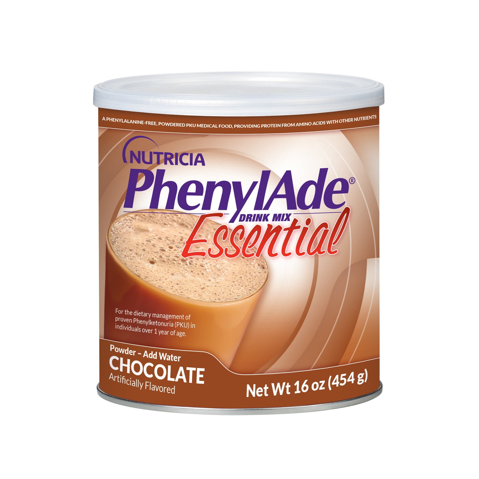 PhenylAde® Oral Supplement Chocolate Flavor Powder 16 oz. / 454 Gram C ...