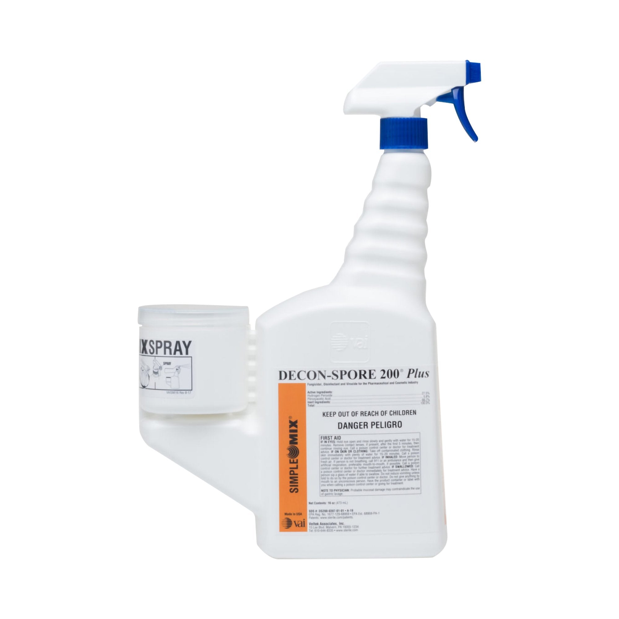 DECON-SPORE® 200 Plus Surface Disinfectant Cleaner Peroxide Based Trig ...