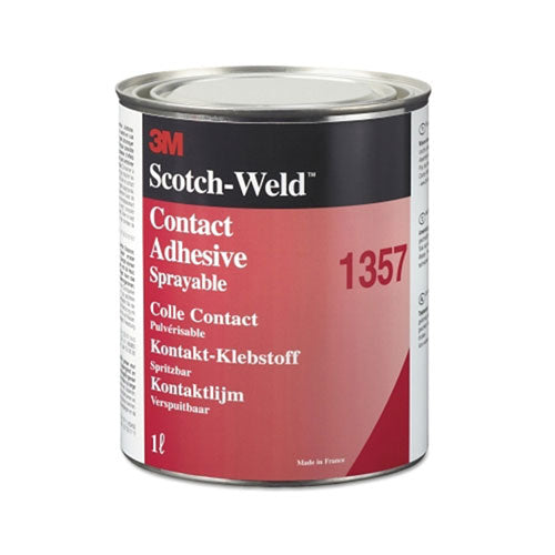 3M™ Neoprene High Performance Contact Adhesive 1357, 1 qt, Can, Gray-G ...