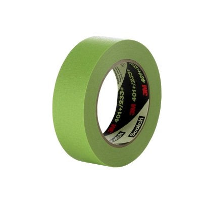 3M™ High Performance Masking Tapes 401+, 18 mm x 55 m, Green (405-0511 ...