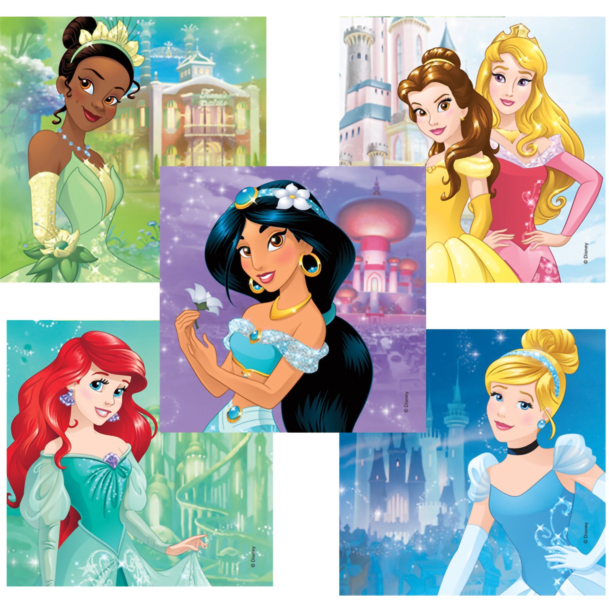 Disney® 90 per Pack Princesses Castles Sticker 2-1/2 Inch (564841_PK ...