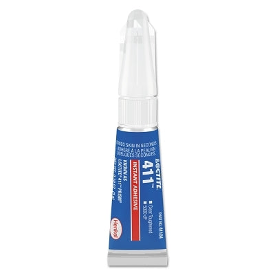 Loctite® 411™ Instant Adhesive, Toughened, 3 g, Tube, Clear (442-23376 ...