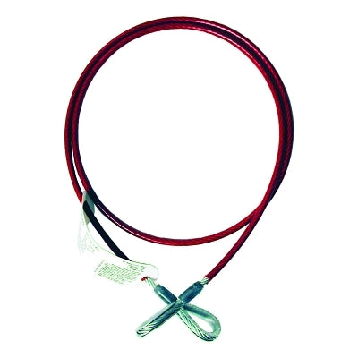 MSA Anchorage Cable Sling, 4 ft L, 1/4 in dia, 5000 lb Break Strength ...