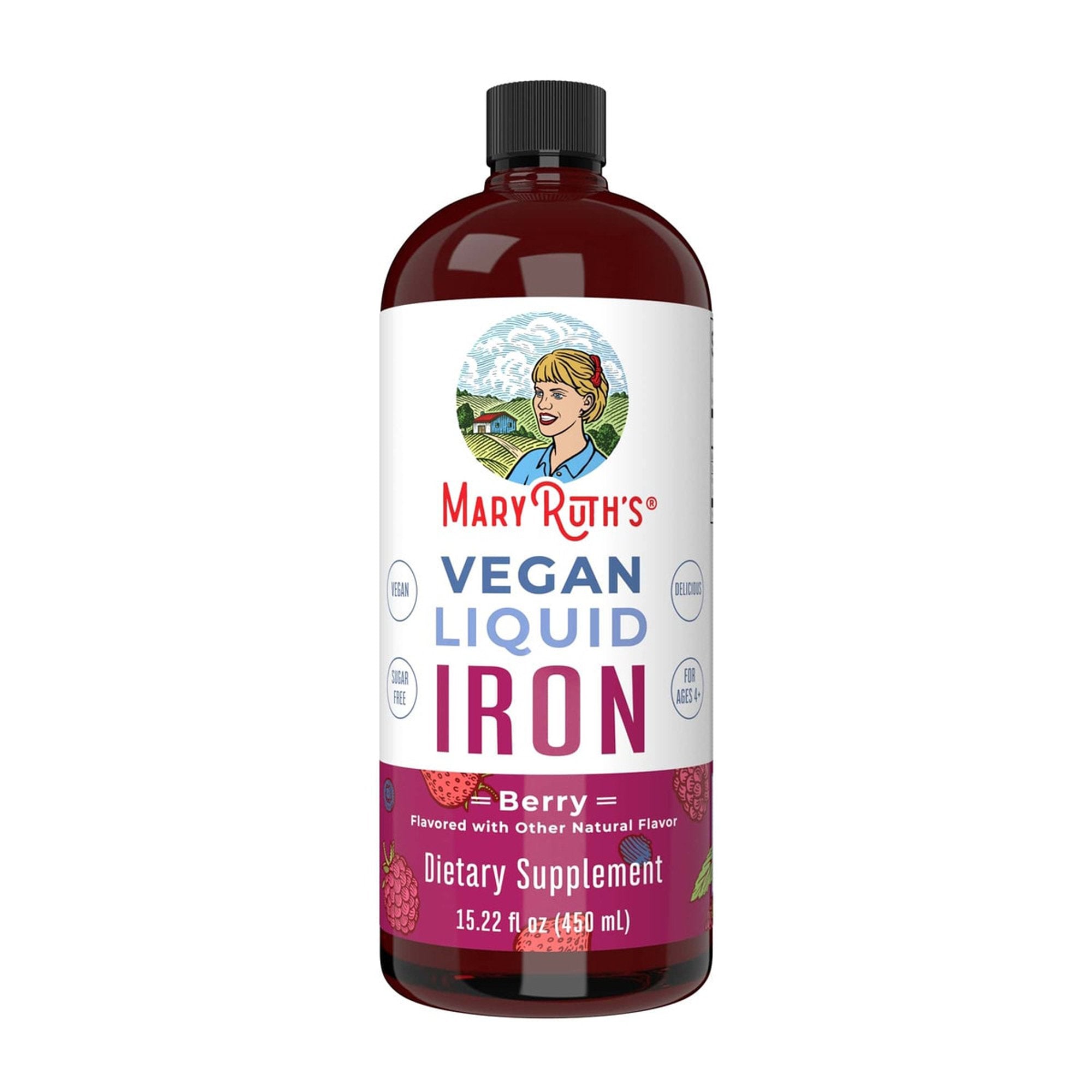 Mary Ruth's® Liquid Iron Dietary Supplement Iron 6 to 18 mg Strength L ...