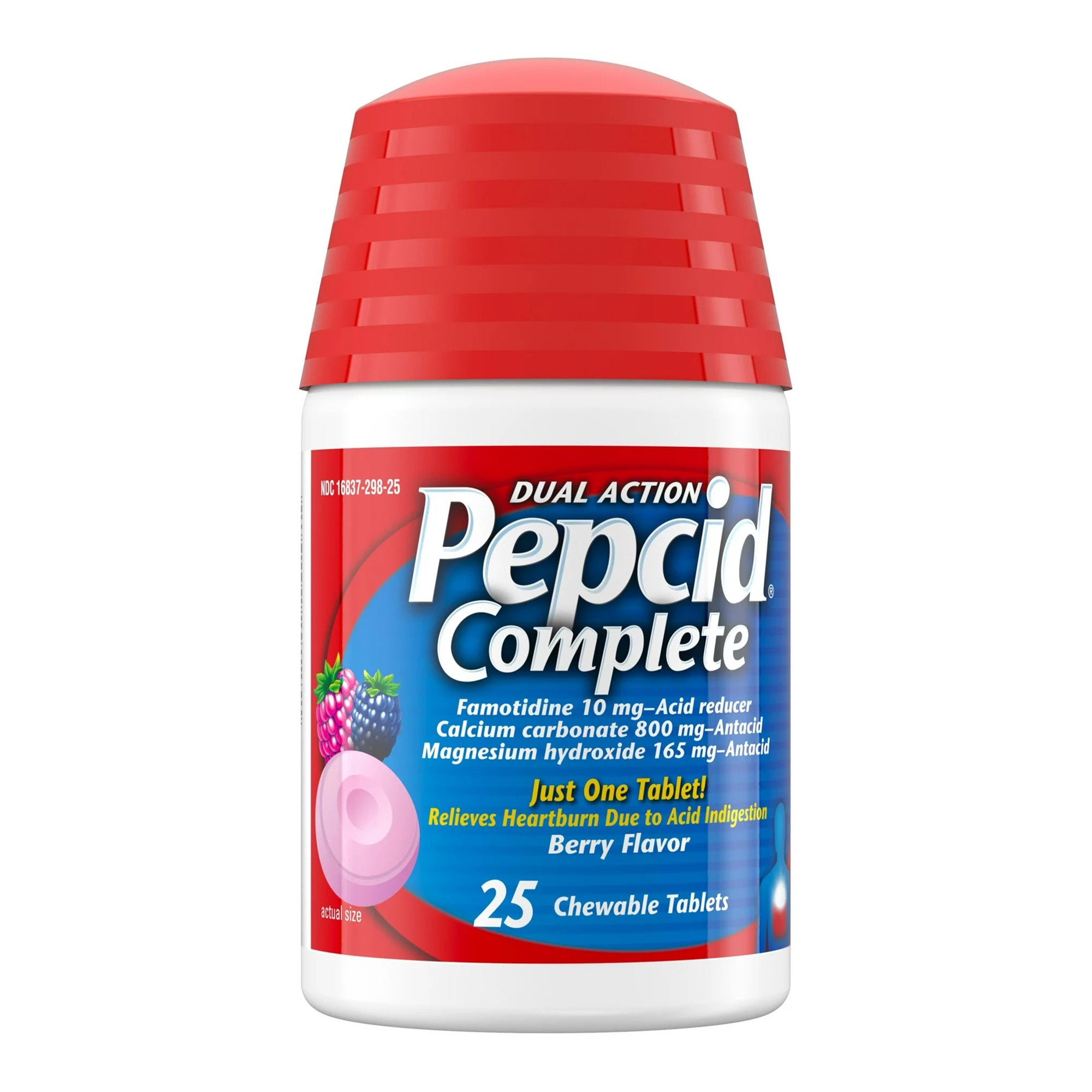 Pepcid® Complete Antacid 800 mg - 165 mg - 10 mg Strength Chewable Tab ...