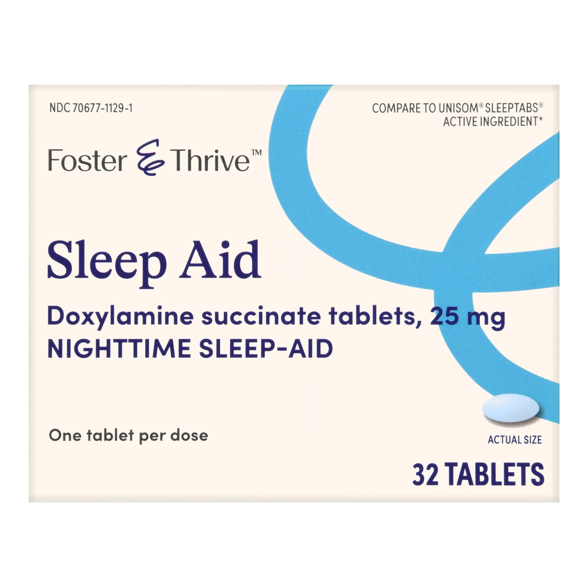 Foster & Thrive™ Sleep Aid 32 per Box Tablet 25 mg Strength (1238971_B ...