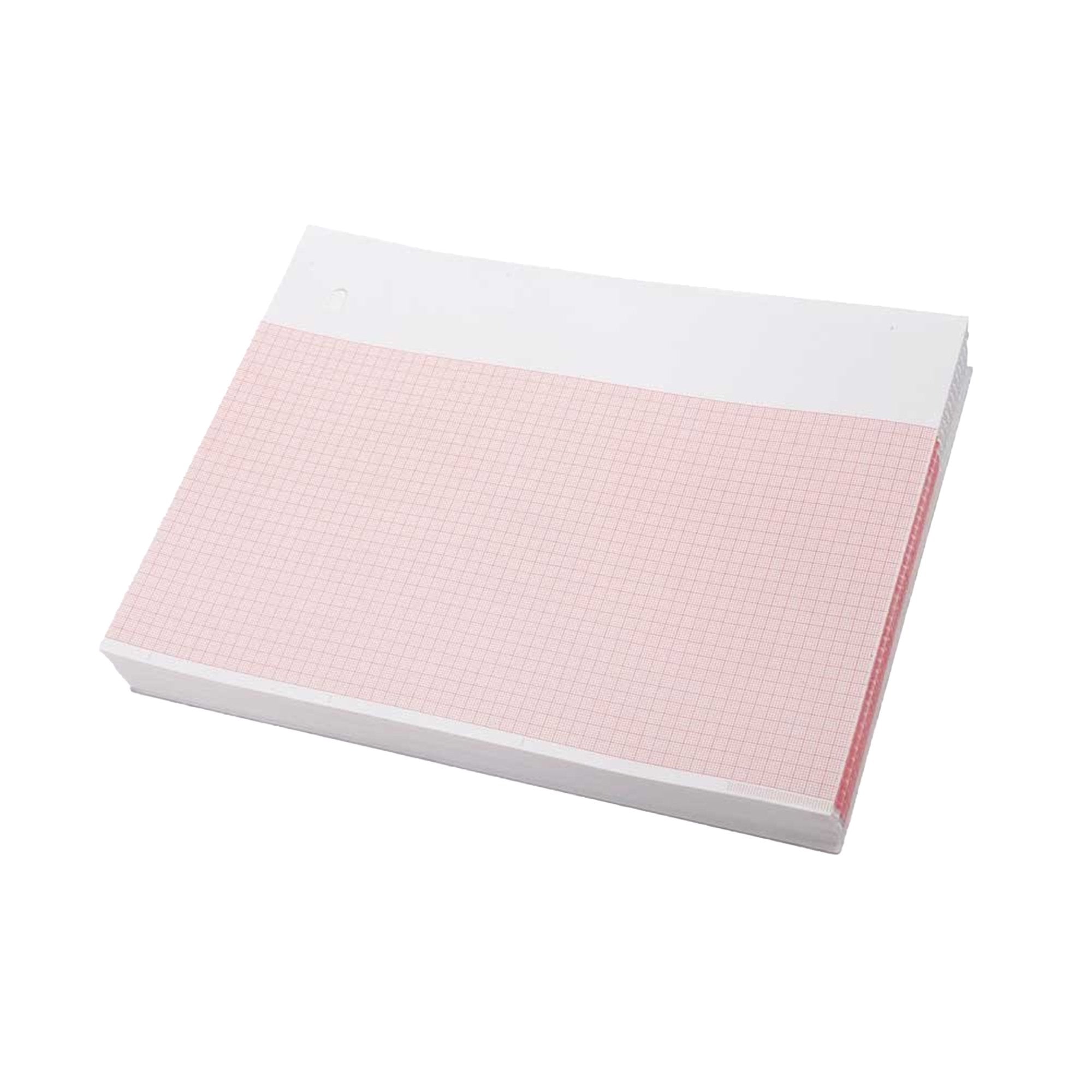 Hewlett Packard™ Recording Chart Paper Z-Fold Red Grid (1061025_CS) 8 ...