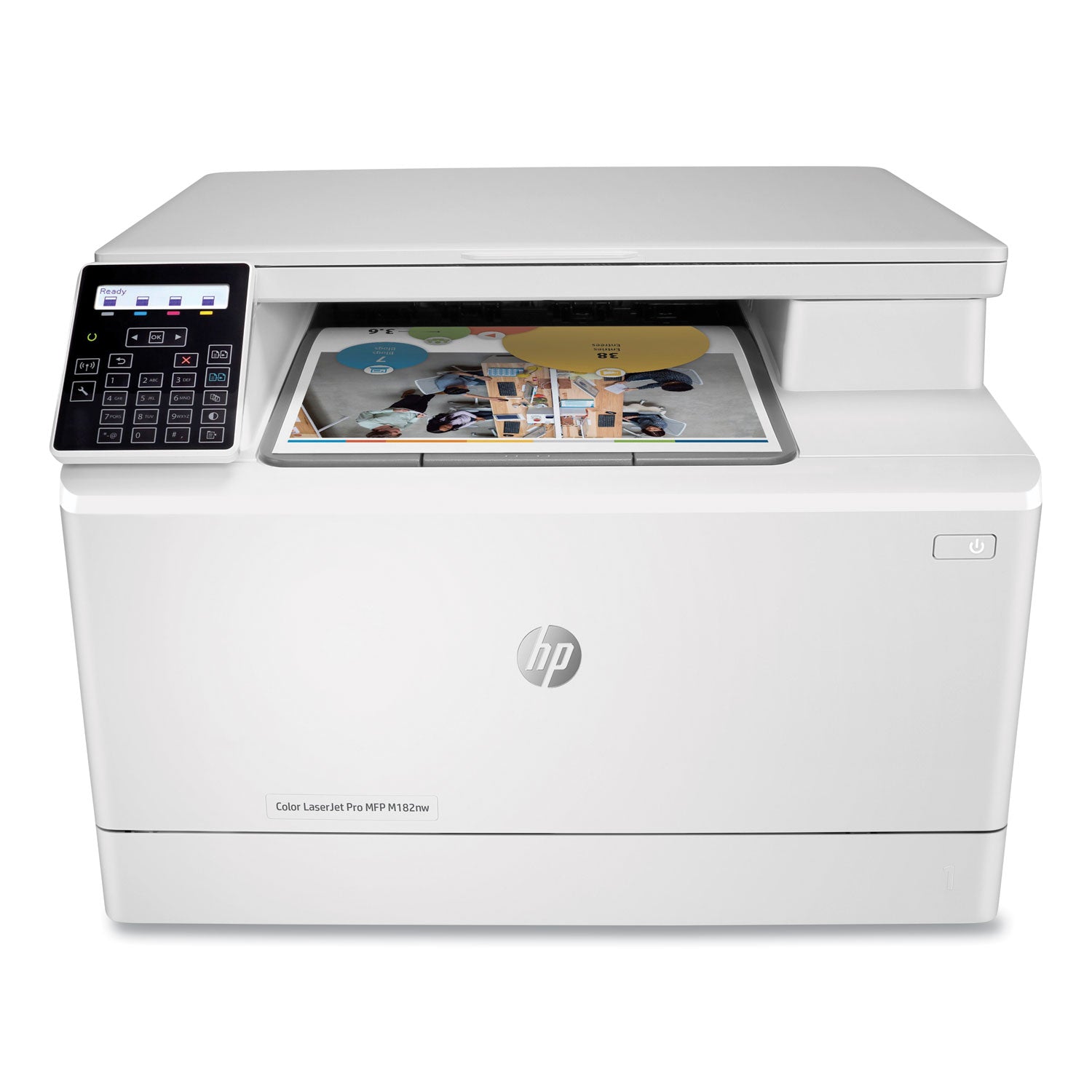 HP Color LaserJet Pro MFP M182nw Wireless Multifunction Laser Printer ...