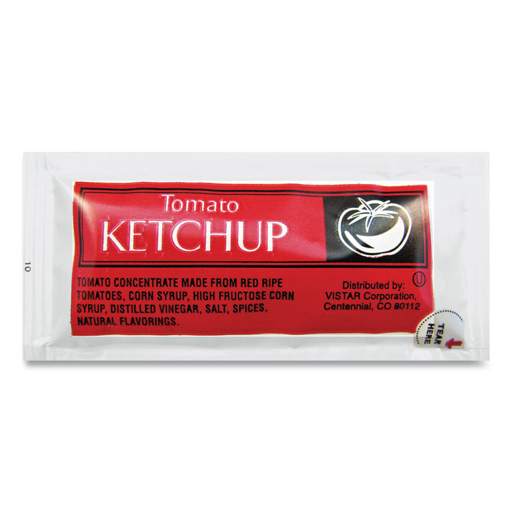 Vistar VST80002 Condiment Packets, Ketchup, 0.25 oz Packet, 200/Carton ...