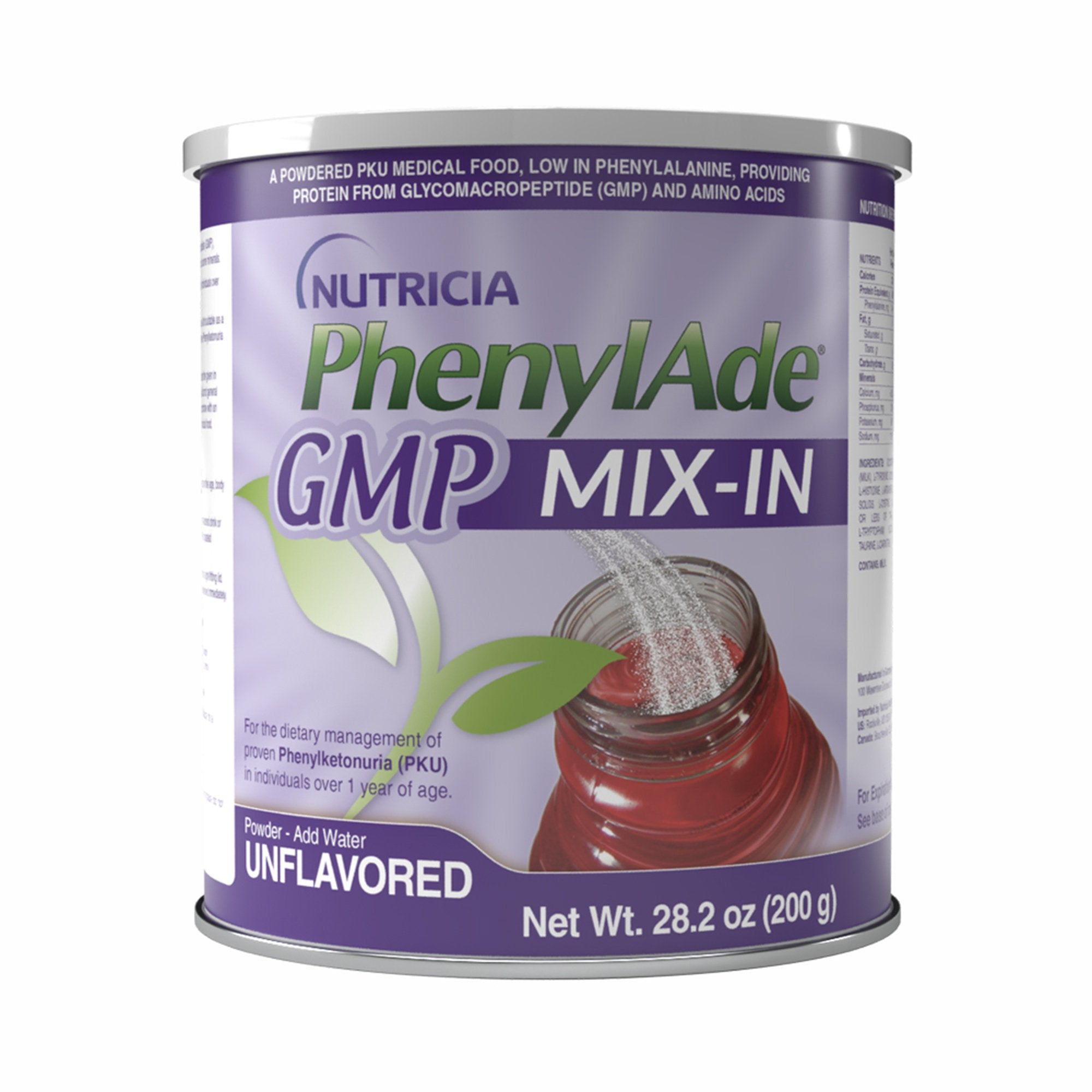 PhenylAde® GMP Mix-In Oral Supplement Unflavored Powder 200 Gram Can ...