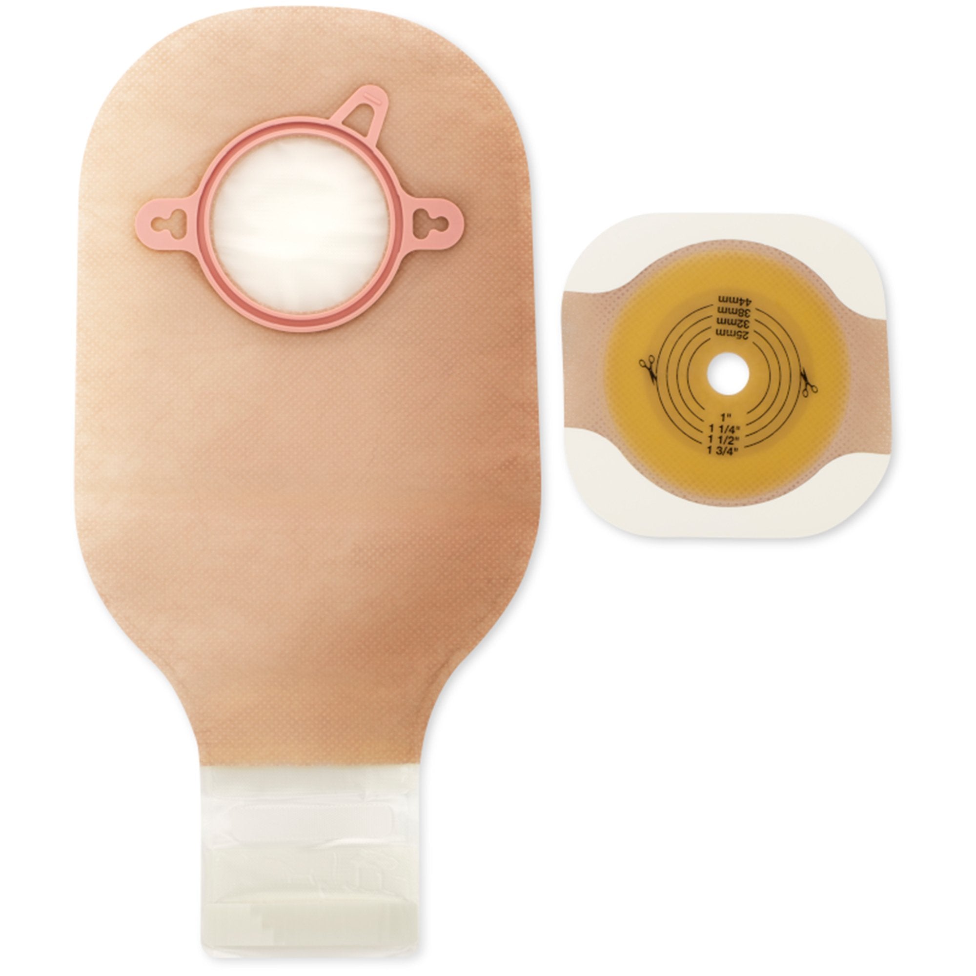 New Image™ Ileostomy / Colostomy Pouch Two-Piece System 12 Inch Length ...