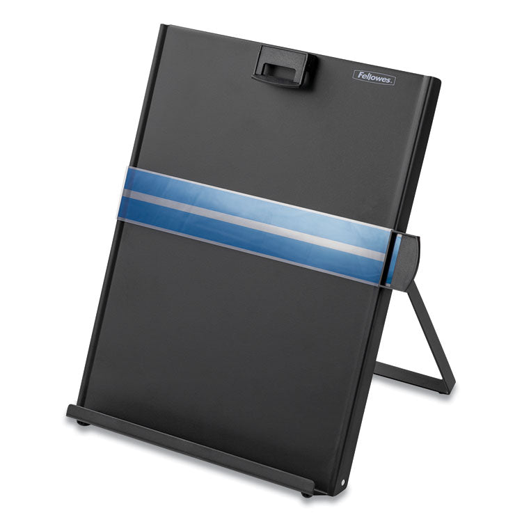 Fellowes® FEL11053 Metal Copyholder, 200 Sheet Capacity, Steel, Black ...