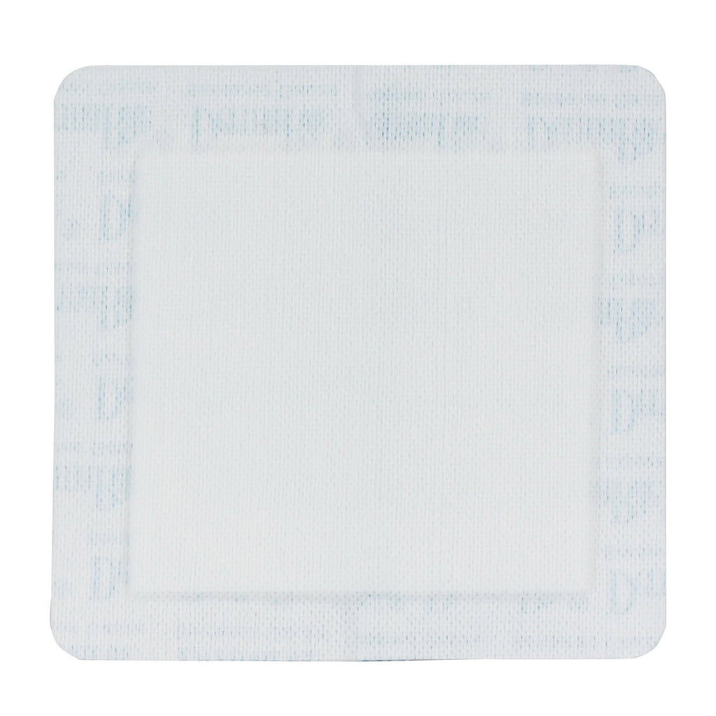 DermaRite® Bordered Gauze Island Dressing 4 X 10 Inch Rectangle Steril ...