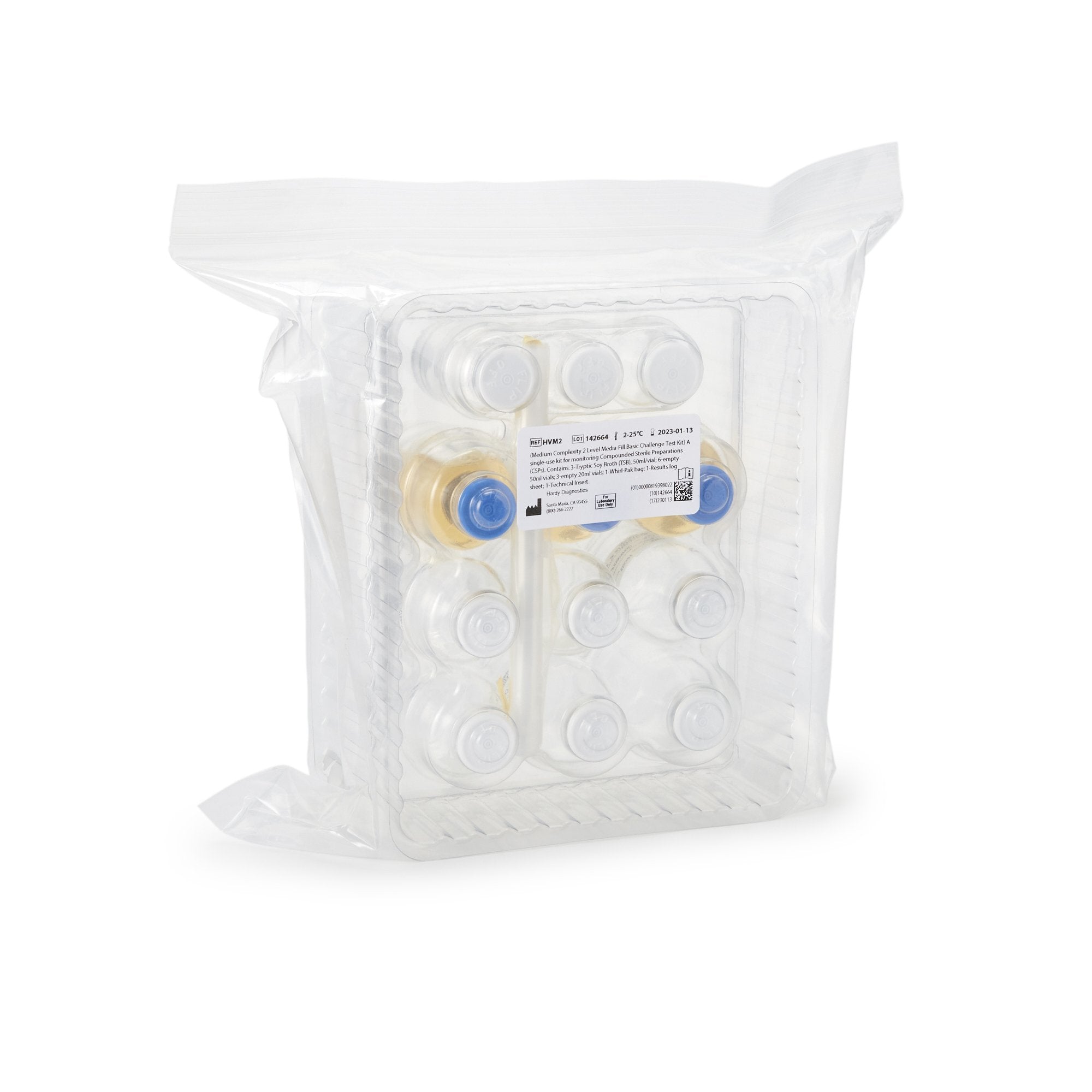 Hardyval邃 Microorganism Test Kit Csp Medium Complexity Kit Basic 1 Tes