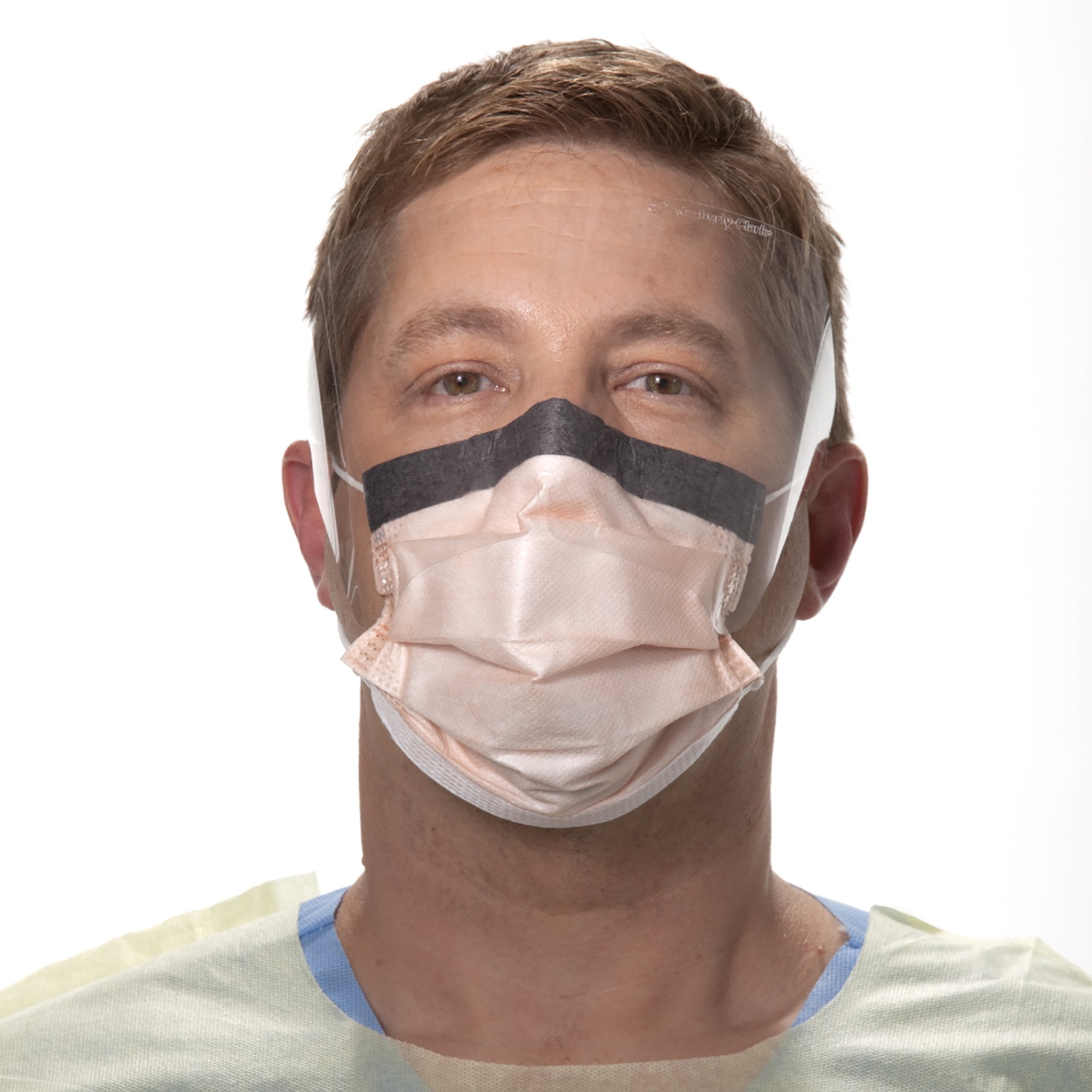 FluidShield Procedure Mask with Eye Shield Anti-fog Foam ASTM Level 3 ...