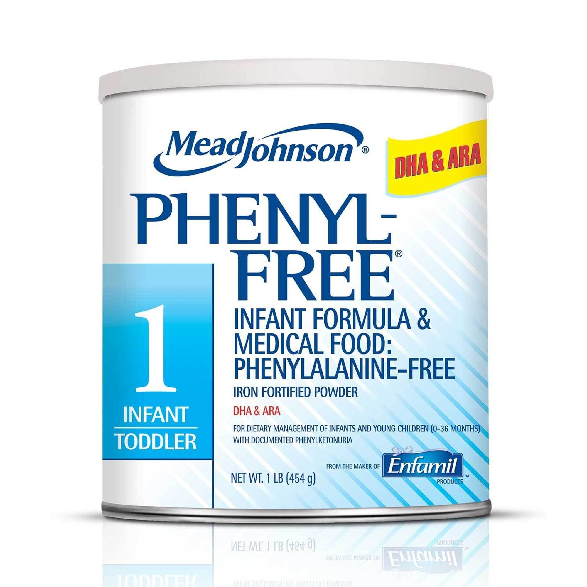 Phenyl-Free® 1 Infant Formula Unflavored 1 lb. Can Powder Iron Phenylk ...