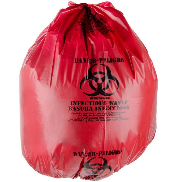 Bio-Bag™ Biohazard Waste Bag Biohazard Symbol / Danger / Infectious Wa ...