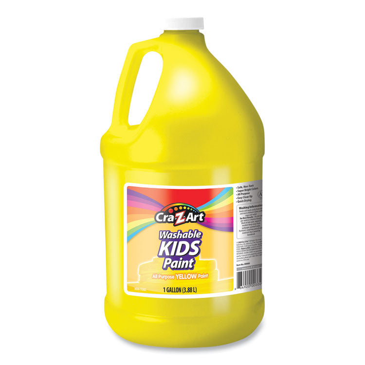 Cra-Z-Art® CZA760042 Washable Kids Paint, Yellow, 1 gal Bottle ...