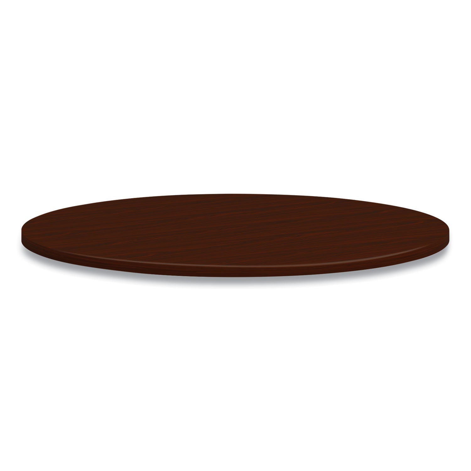 HON® Mod Round Conference Table Top, 42" Diameter, Traditional Mahogan ...
