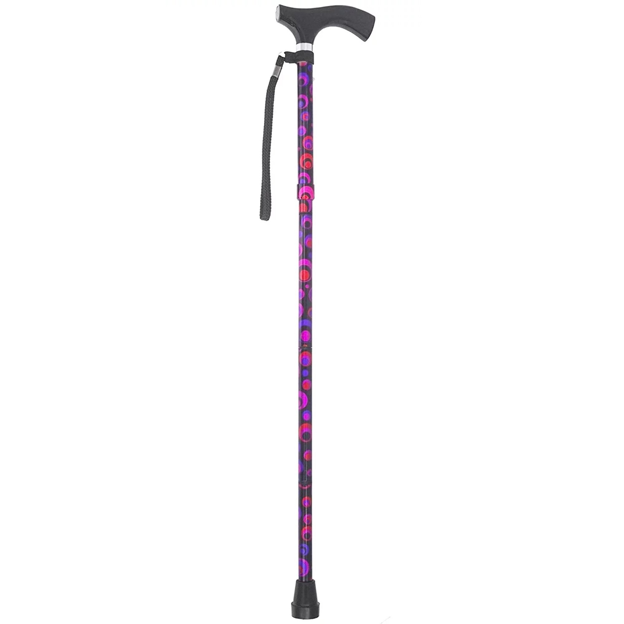Switch Sticks® Folding Cane Aluminum 32 to 37 Inch Height Circle Print ...