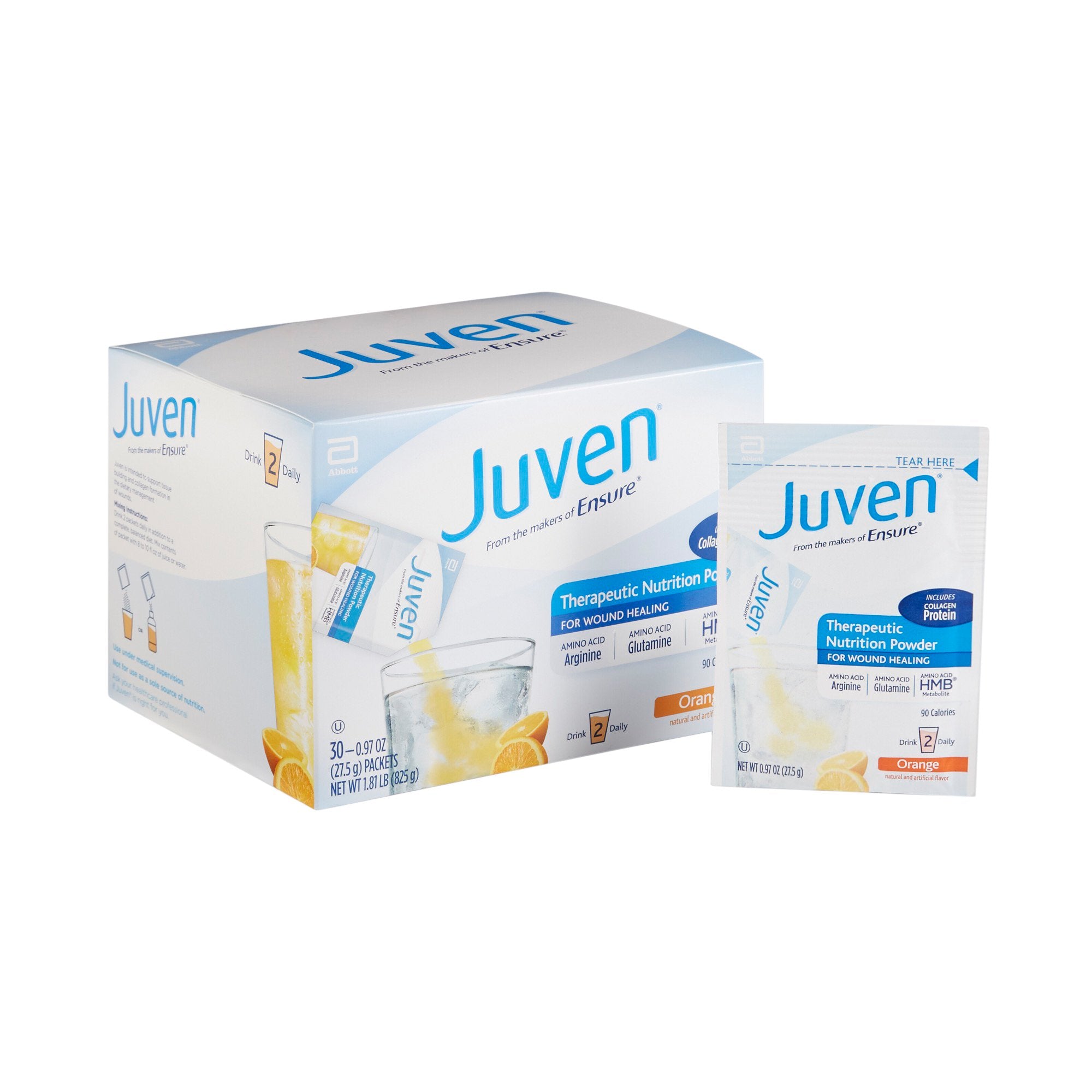Juven® Oral Supplement Orange Flavor Powder 0.97 oz. Individual Packet ...