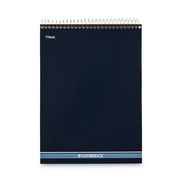 Cambridge® MEA59880 Stiff-Back Wire Bound Notepad, Wide/Legal Rule ...