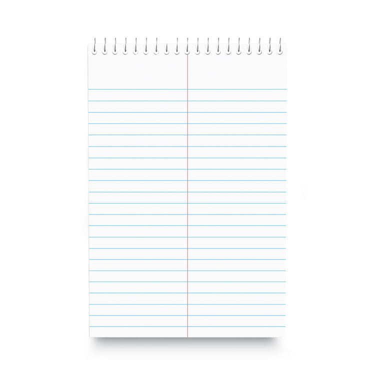 Universal® UNV96920 Steno Pads, Gregg Rule, Red Cover, 80 White 6 x 9 ...