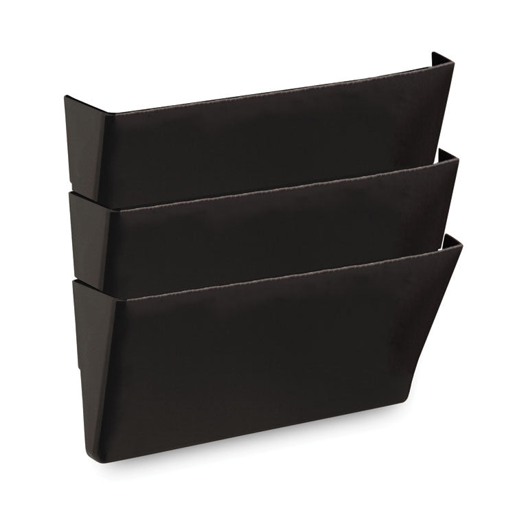 Universal® UNV08121 Wall File Pockets, 3 Sections, Letter Size,13" x 4. ...