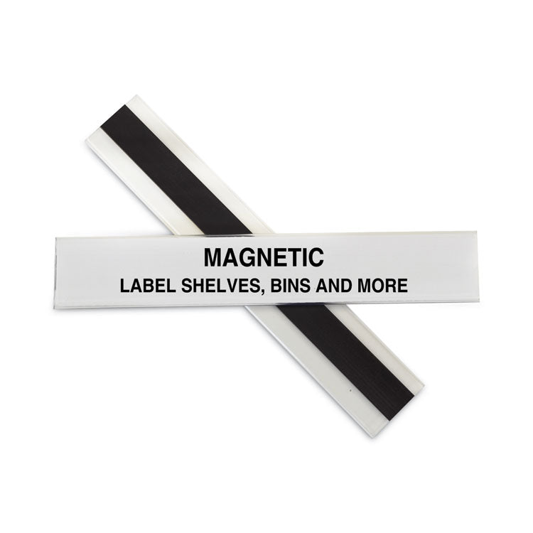 C-Line® CLI87227 HOL-DEX Magnetic Shelf/Bin Label Holders, Side Load, 1 ...