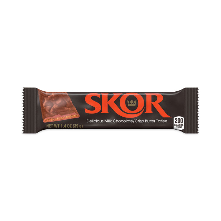 SKOR Candy Bar, 1.4 oz Bar, 18/Carton, Ships in 1-3 Business Days (GRR ...
